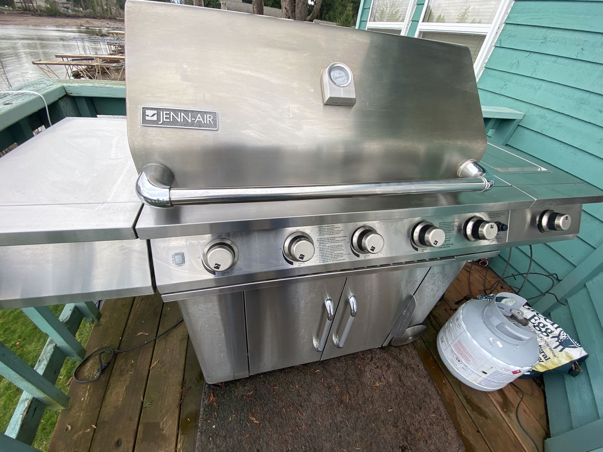 Jenn-Air 5-Burner Stainless Steel Gas Grill at Isla Lascelles blog