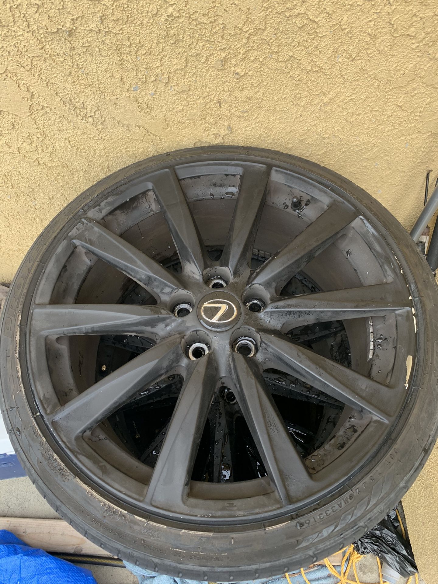 19” ISF WHEELS FLAT BLACK Lexus Wheels is250 is350 for Sale in Whittier ...