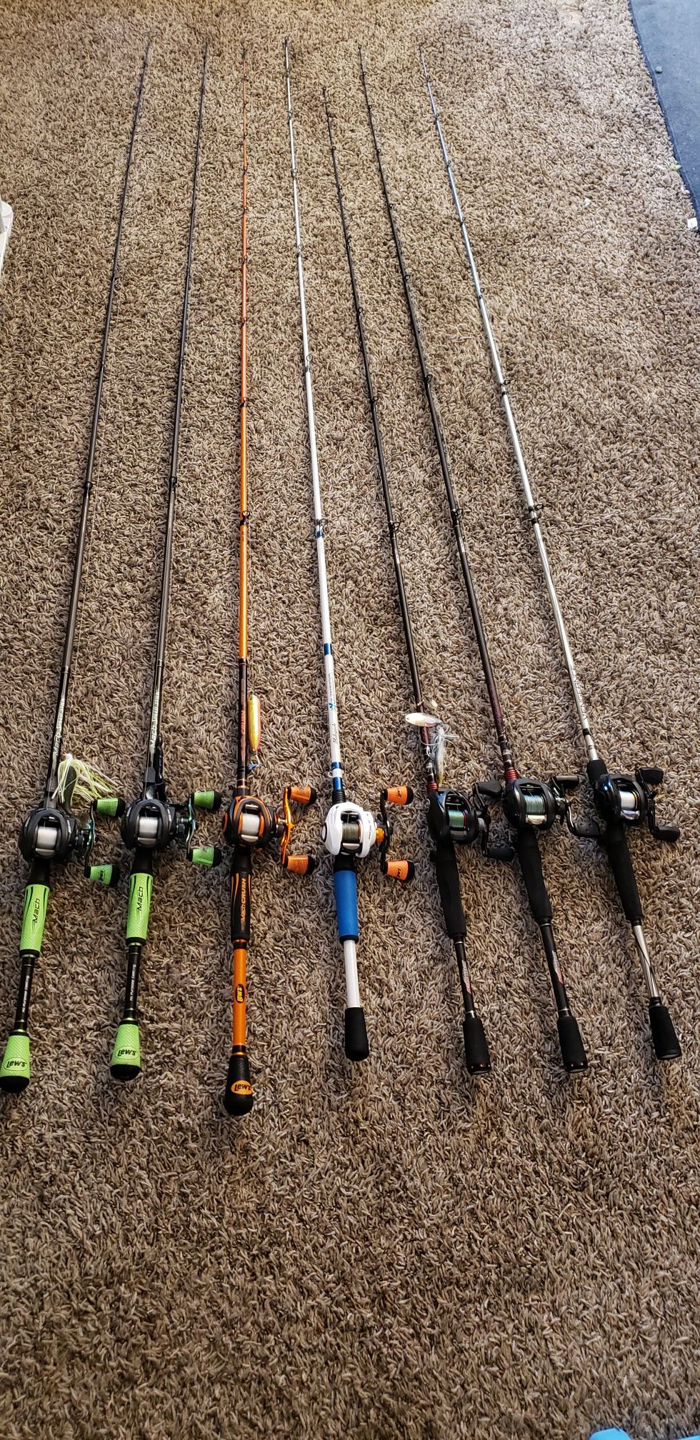 Fishing rods and reels baitcasters for Sale in Manteca, CA - OfferUp