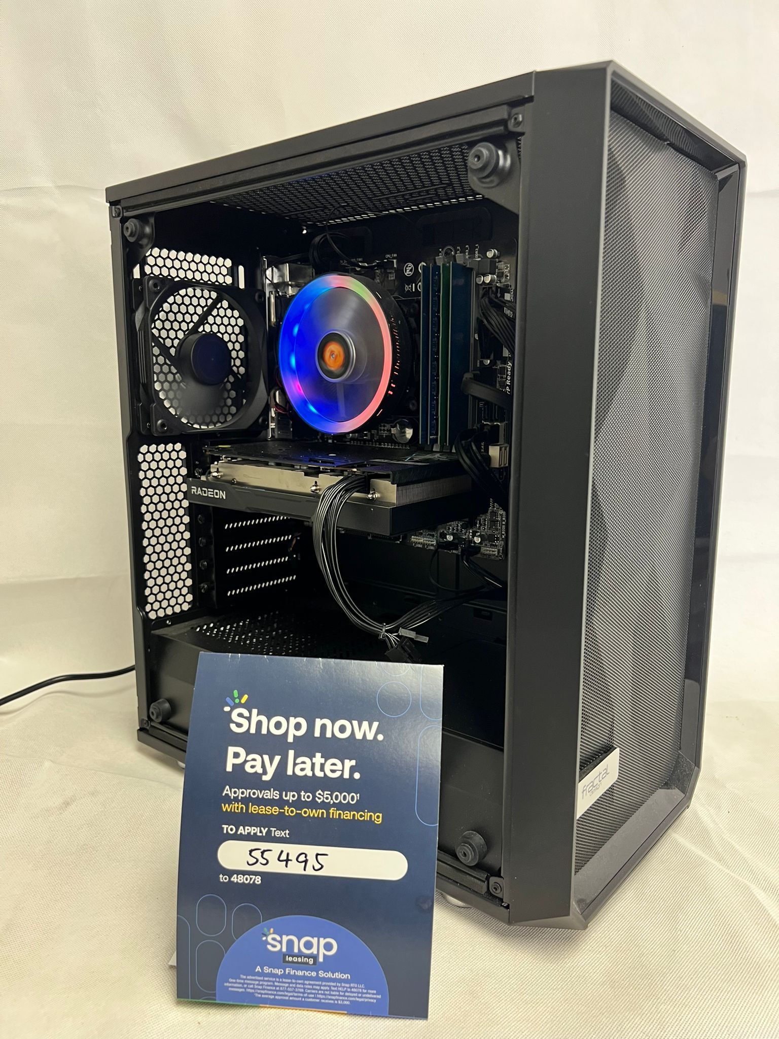 FRACTAL DESIGN BUDGET GAMING PC i5 PROCESSOR AMD 6600XT 16GB RAM $0 ...