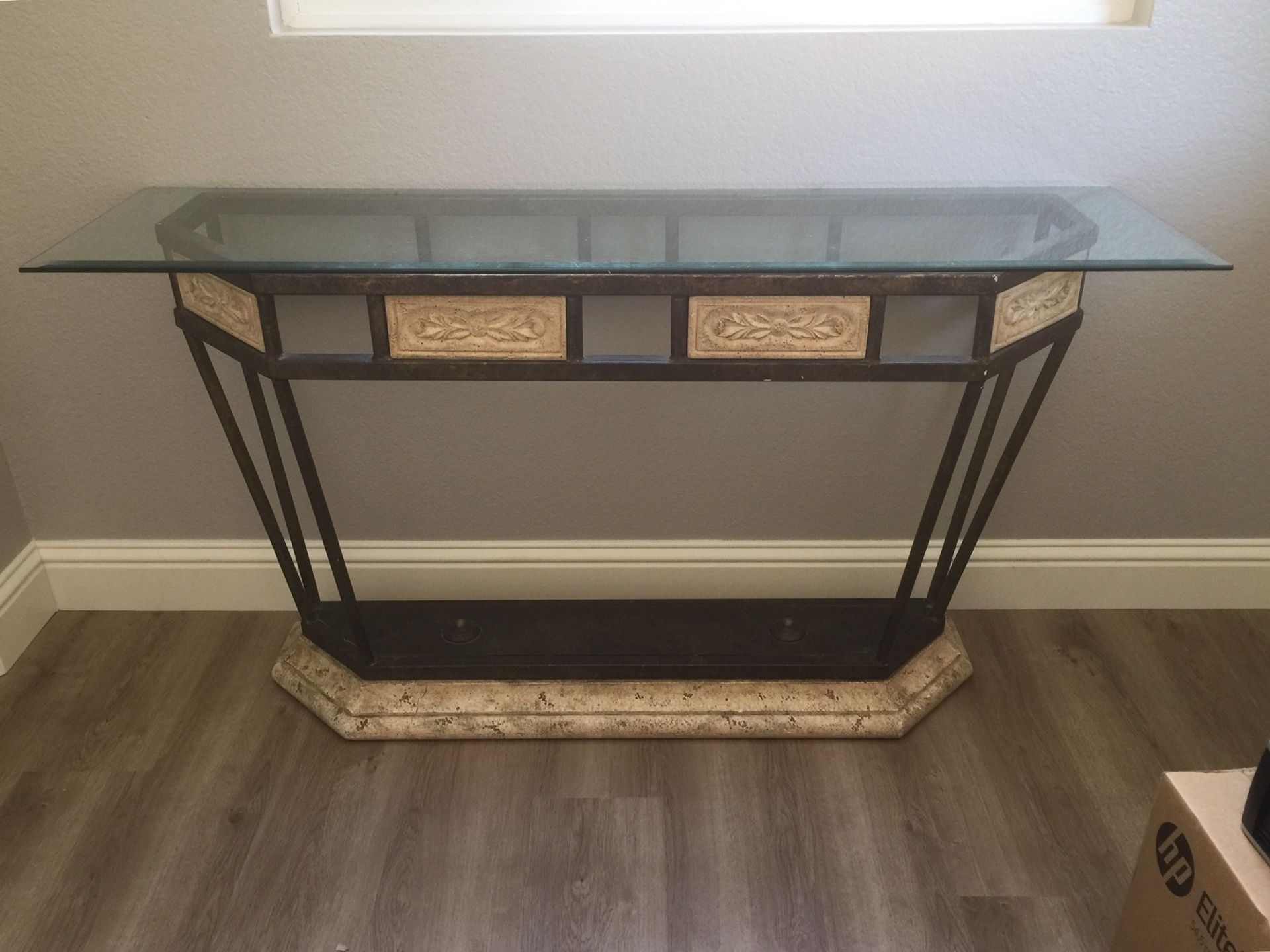 Entry way glass top table for Sale in Carlsbad, CA - OfferUp