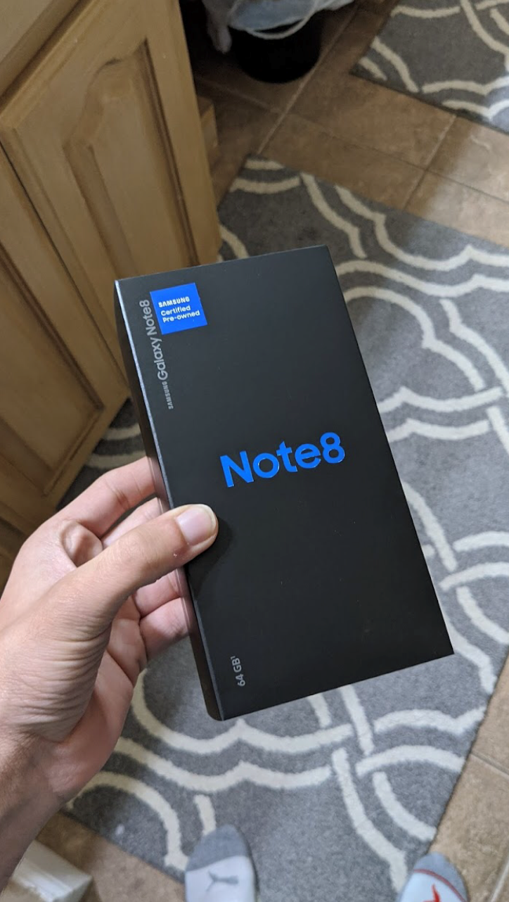 Samsung Galaxy Note 8 Box