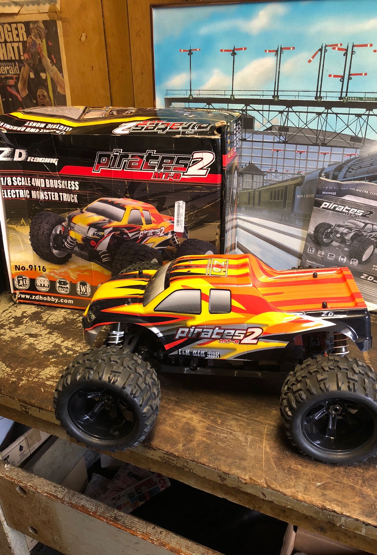 ZD RACING PIRATE 2 MT-8 RC 1/8 MONSTER TRUCK for Sale in Saugus, MA ...