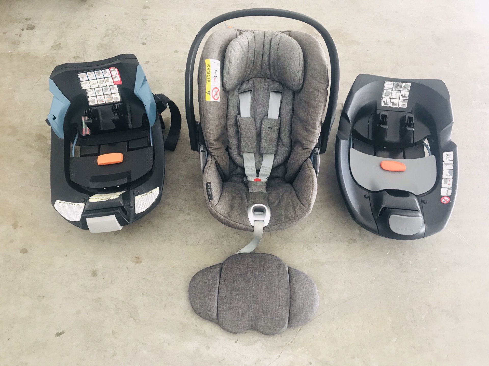 Cybex Plus Infant Car Seat with 2 car bases for Sale in Laguna Beach ...