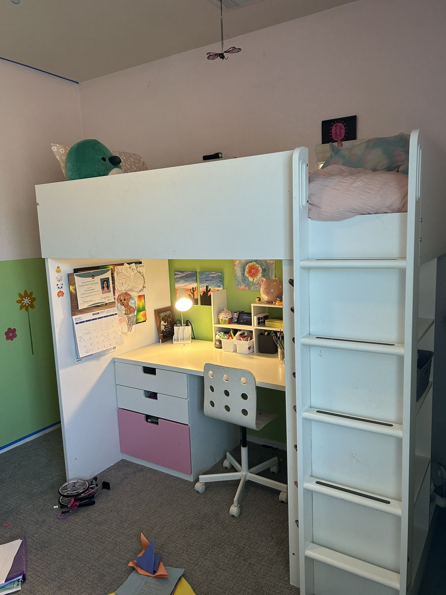 Loft Bed With Desk for Sale in Chandler, AZ - OfferUp