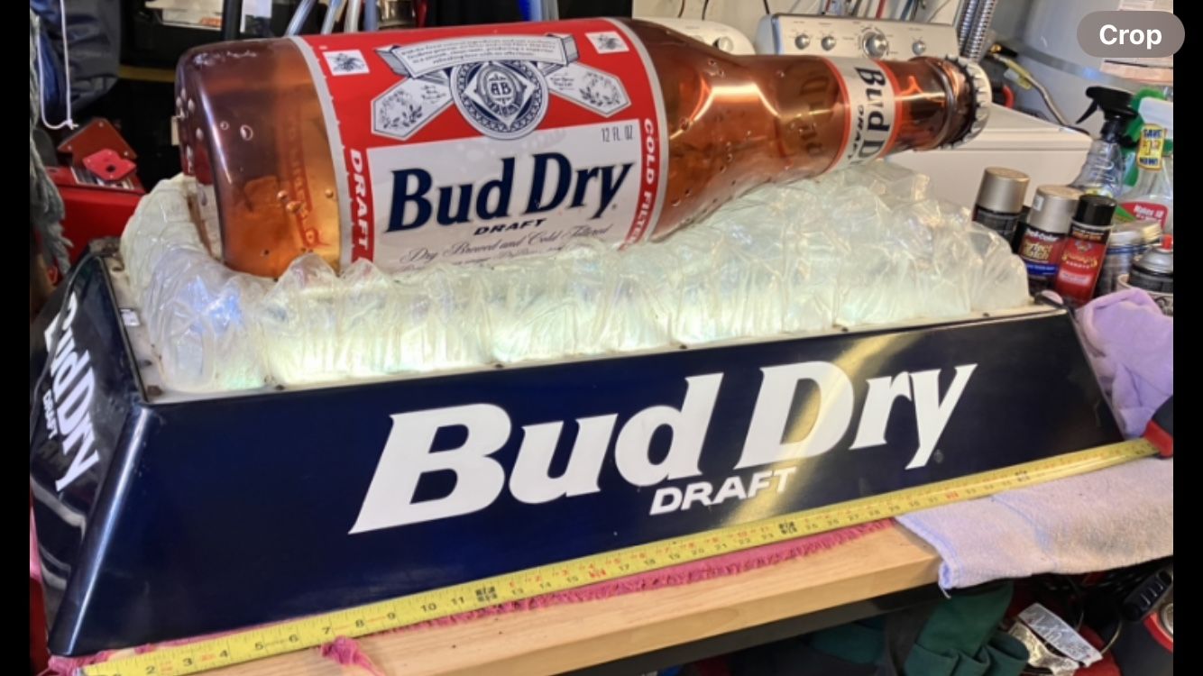 ( Vintage Rare ) Bud Dry Draft Pool Table Light for Sale in Chino Hills ...