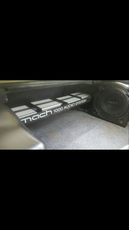 Mach 1000 sound system mustang subs for Sale in Orlando, FL - OfferUp