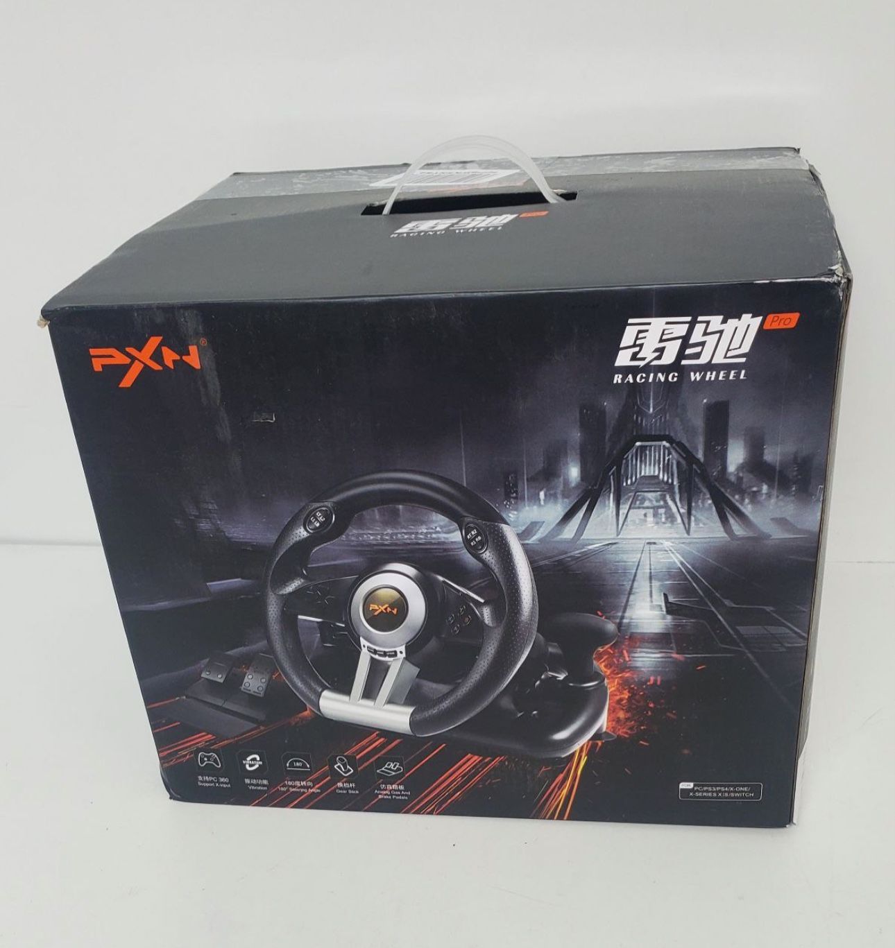 PXN Racing Wheel - Gaming Steering Wheel for PC, V3II 180 Degree ...