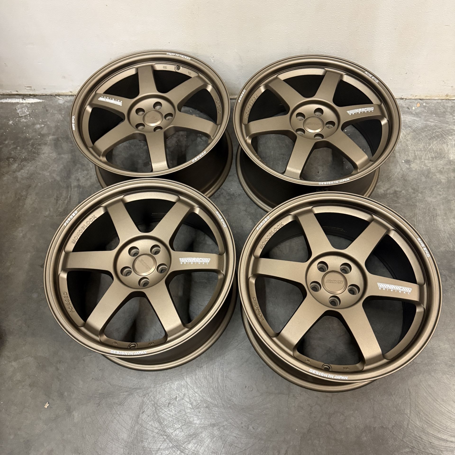 New 18 Inch Rays TEs 37 Style Rims Wheels 18x8.5 +42 (5x100) for Sale ...