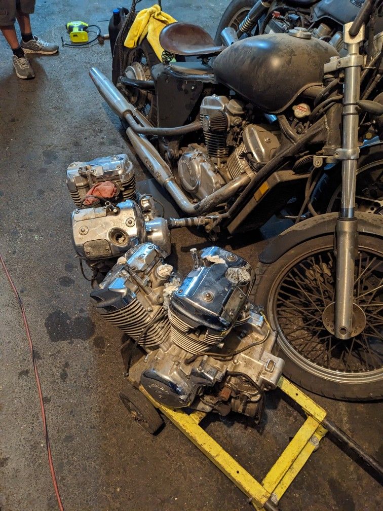 1998 Honda Shadow 600 And 1986 Nighthawk 450 And Engines for Sale in ...