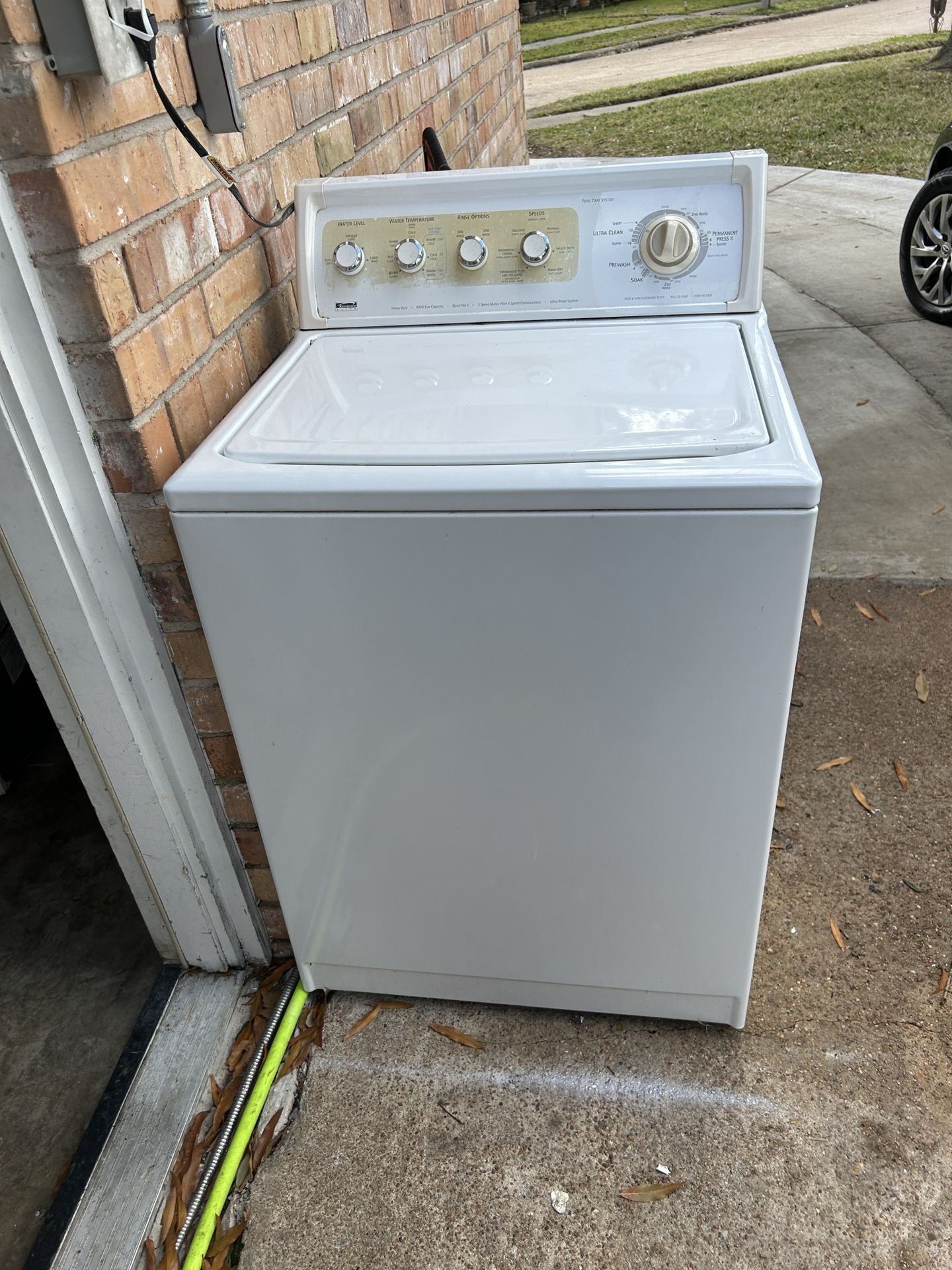 KENMORE SUPER CAPACITY WASHER WITH AGITATOR WORKING GREAT LAVADORA DE ...