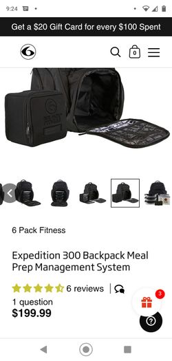 BRAND NEW SixPack Expedition 300 Backpack Meal Prep Management System ...