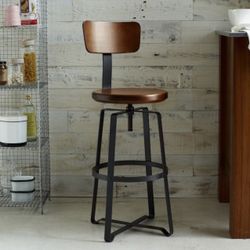 West Elm Adjustable Industrial Swivel Stool for Sale in San Diego CA OfferUp