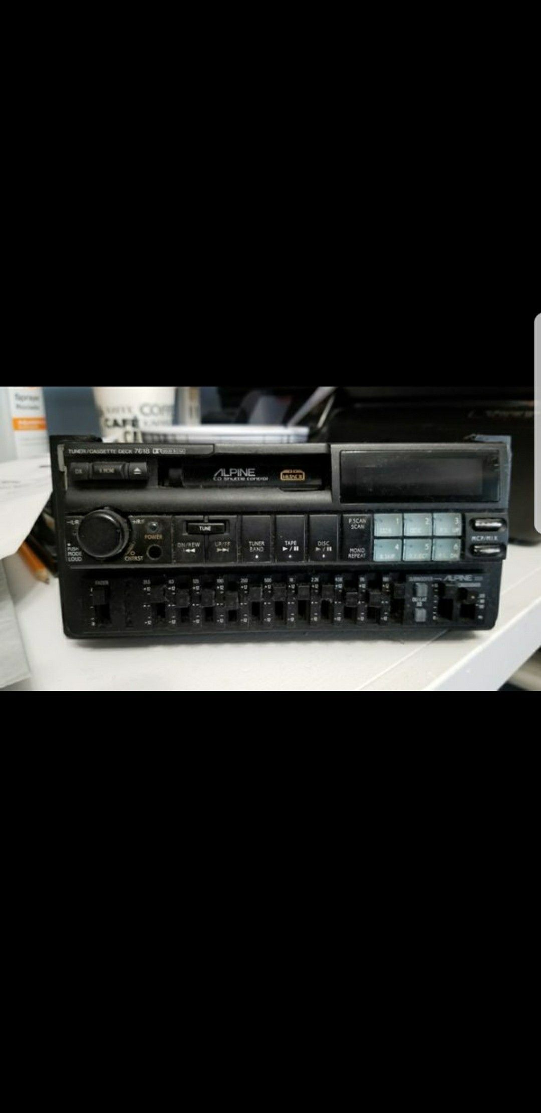 Alpine 7618 (Radio) + 3321 (EQ/xover) will NOT separate for Sale in ...