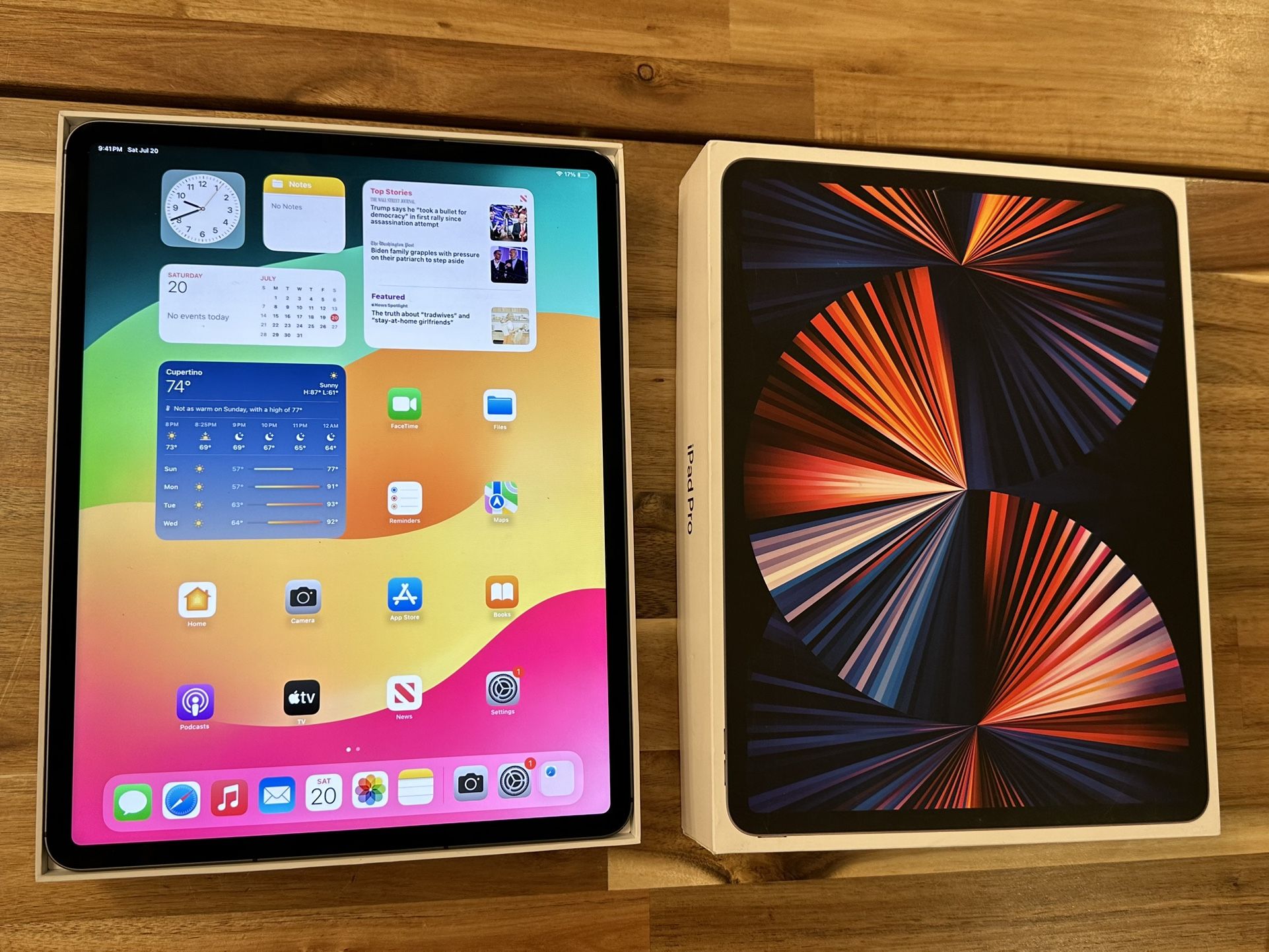Apple iPad Pro 5th Gen 12.9 inch M1 chip 256GB Wifi+Cellular for Sale ...