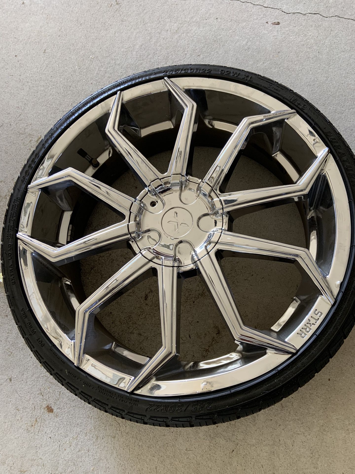 22” Starr 308 LUPA rims w/ tires for Sale in Riverdale, GA - OfferUp