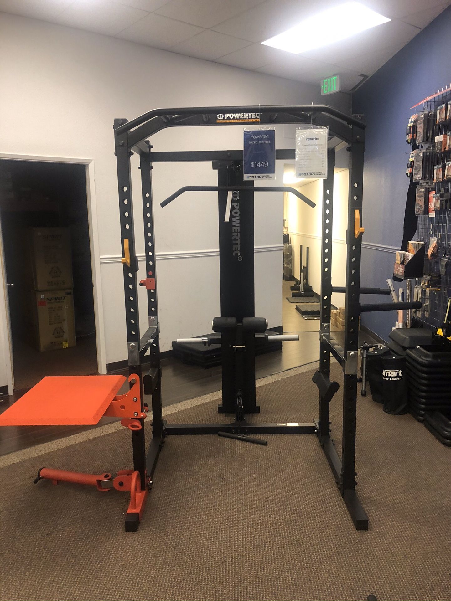 Powertec Power Rack/optional accessories(Black and Yellow) for Sale in ...