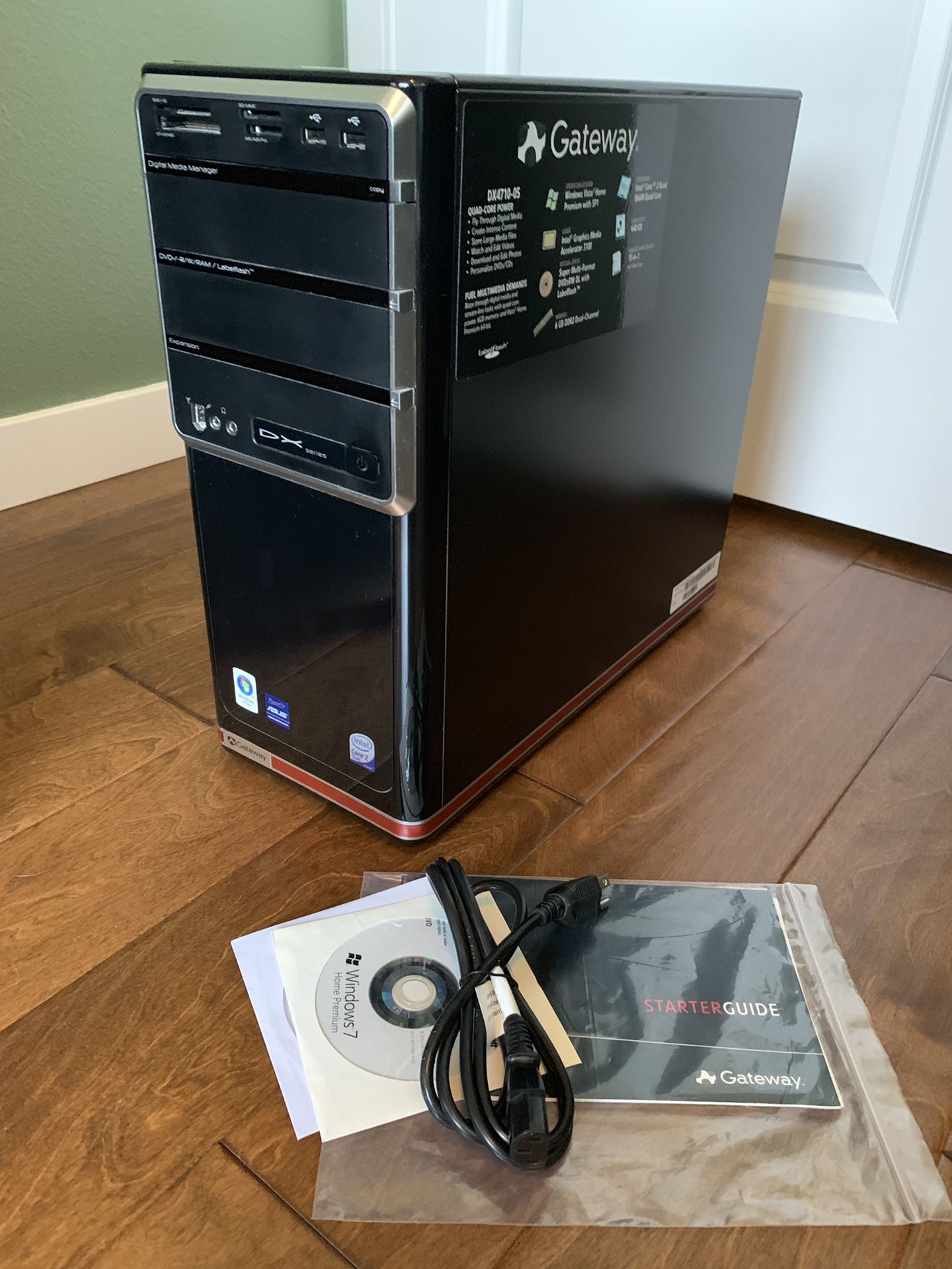 Gateway Desktop Computer DX4710-05 Intel Core2 Quad 6GB RAM 640GB HDD ...