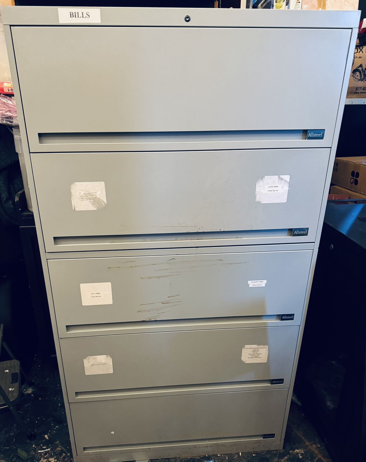 All Steel Medical Filing Cabinet 5 Tiers for Sale in Los Angeles, CA ...