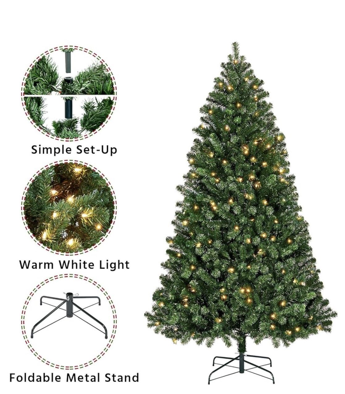 Pre Lt 6 Feet Tree for Sale in Sacramento, CA - OfferUp