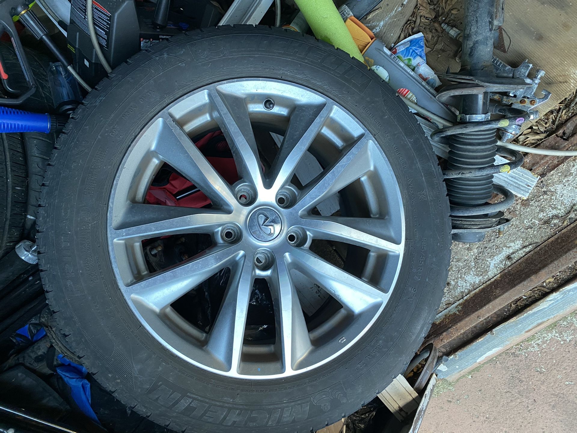 Infinity rims 17 with tires in good shape for Sale in Queens, NY - OfferUp
