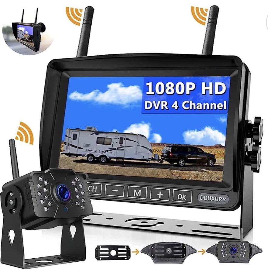 Douxury 7” Wireless Backup Camera System for Sale in Jupiter Inlet, FL ...
