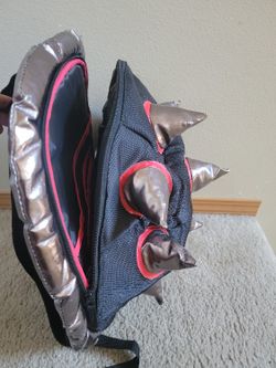 Red Spiked Backpack