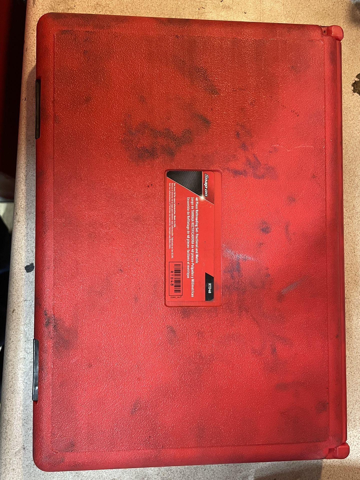 Snap On Master Rethreading Tap And Die Set for Sale in San Fernando, CA ...