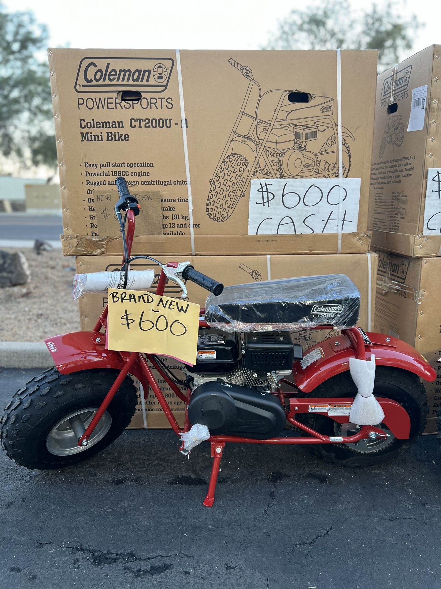 Brand New Mini Bike Sale Coleman CT200U 63rd Avenue And Bell Road Cash ...
