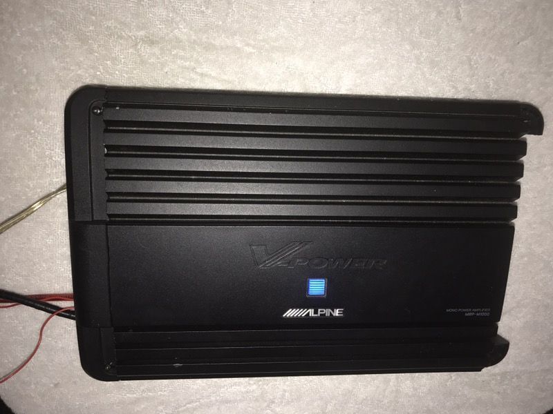 Alpine MRP-M1000 mono block d class amplifier for Sale in Los Angeles ...