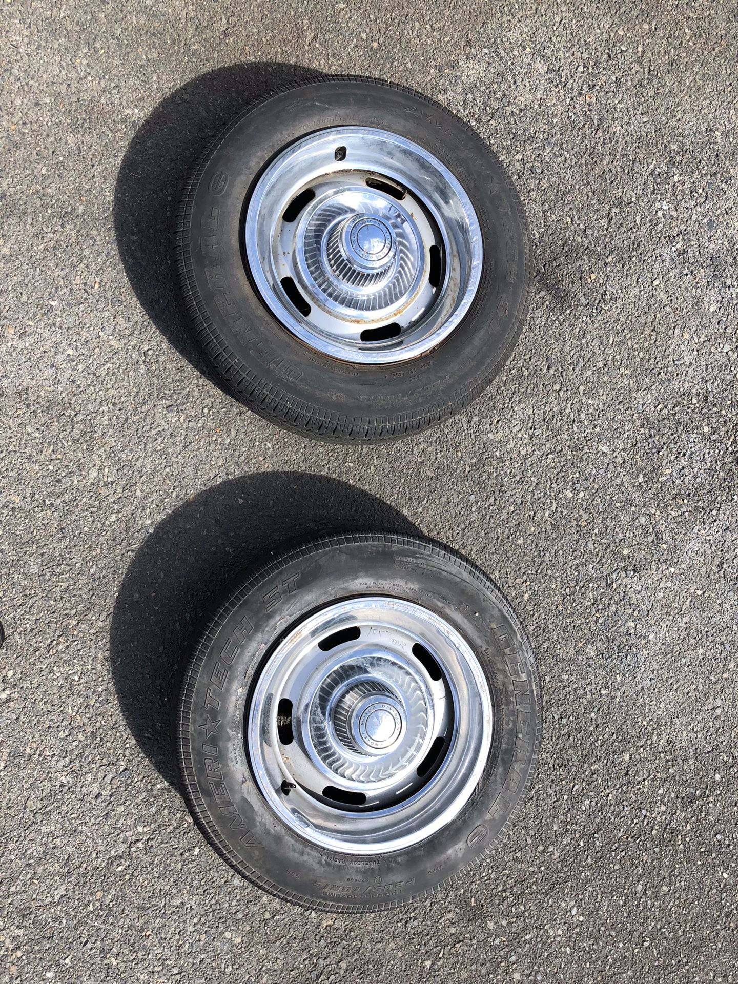 15 x 7 Corvette Camaro Nova Chevelle Rally Wheels for Sale in Auburn ...