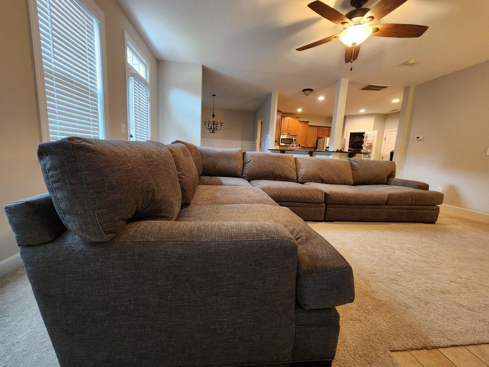 Sectional Couch Over 12ft Long for Sale in Morrisville, NC - OfferUp
