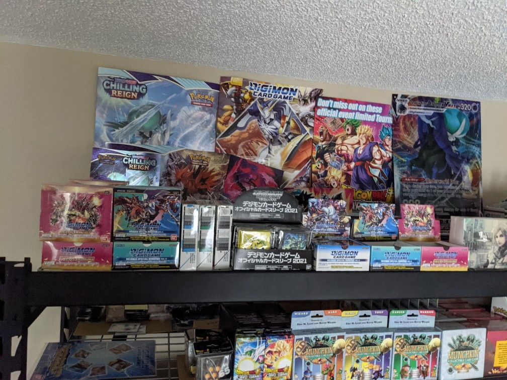 New Pokemon, Digimon, Dragon Ball and YuGiOh Inventory! for Sale in ...