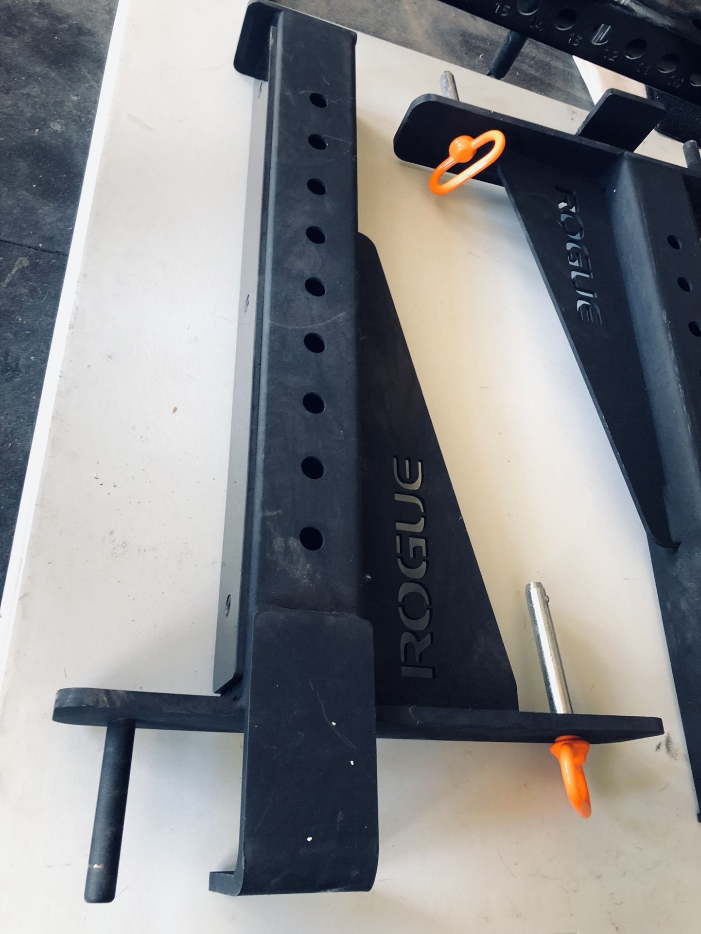 New Rogue Fitness SAML-24 MONSTER LITE SAFETY SPOTTER ARMS (PAIR) for ...