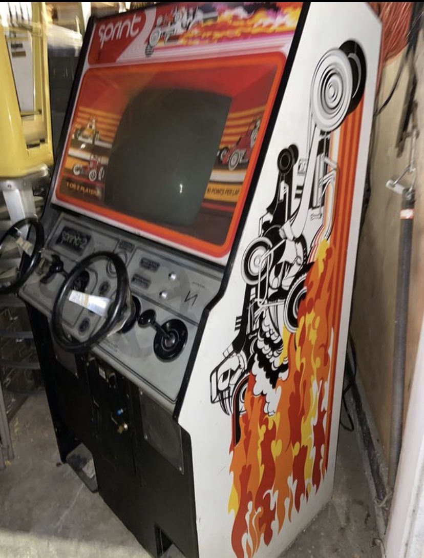 SPRINT 2 1976 Atari ARCADE Game Racecar Vintage Original. This is an ...