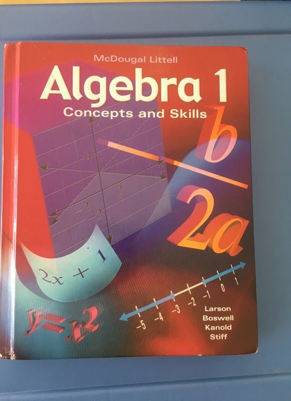 Algebra 1 Textbook Mcdougal Littell