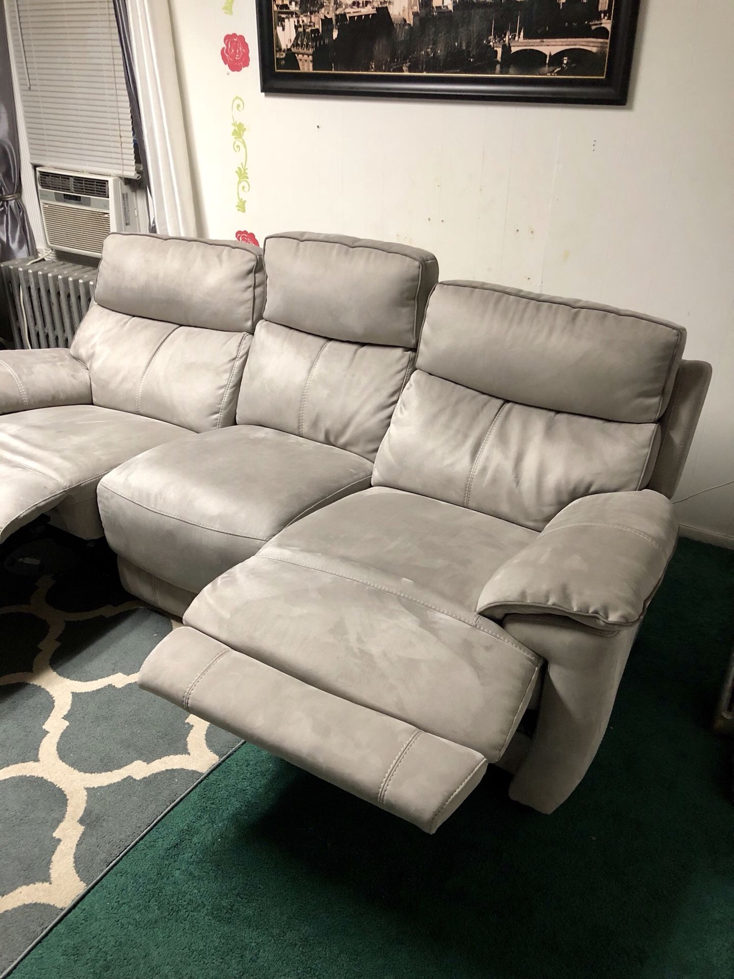 Jetson Power Reclining Sofa Console Loveseat | Cabinets Matttroy