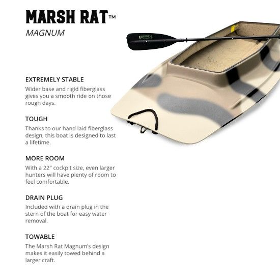Marsh Rat Magnum Hunting Boat for Sale in Edmonds, WA - OfferUp