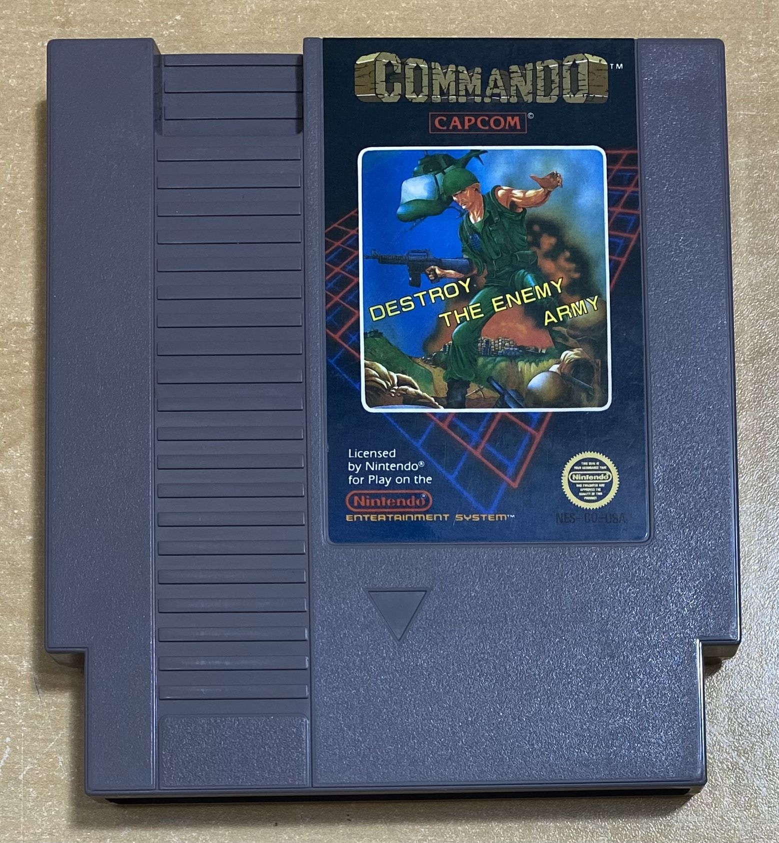 Vintage NES Classic Nintendo Commando Video Game for Sale in Palos ...