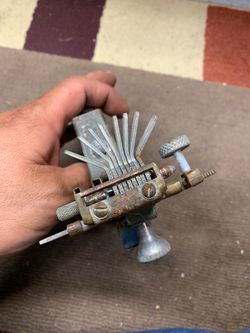 Locksmith/Repo adjustable portable hand key cutter & cutting dies for ...