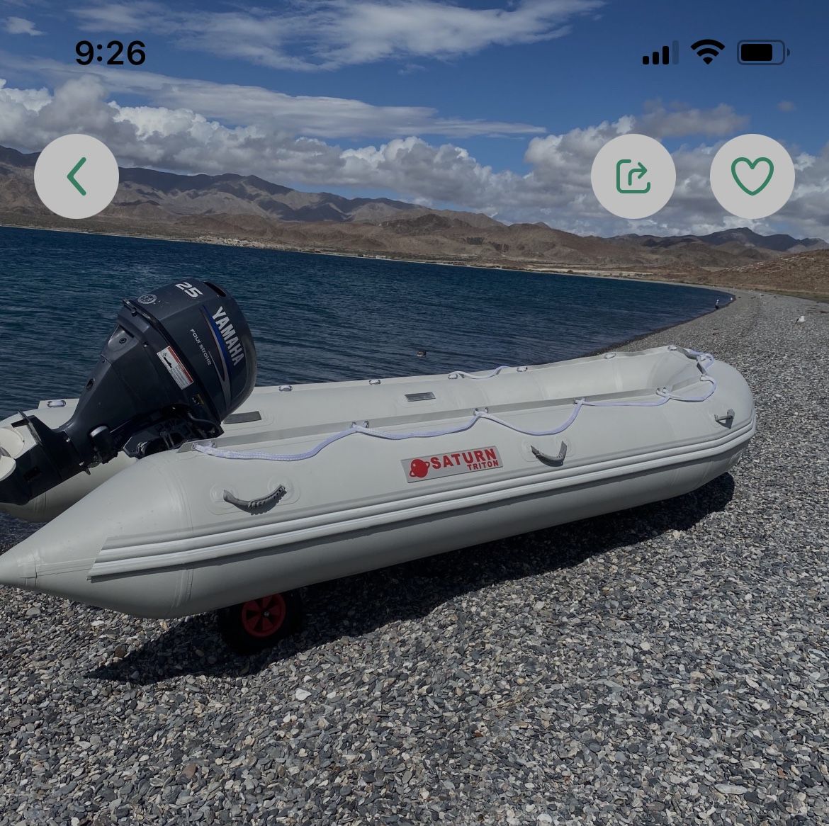 14 Ft Saturn PVC Triton Inflatable Boat/Ocean Kayak Yak Board for Sale ...