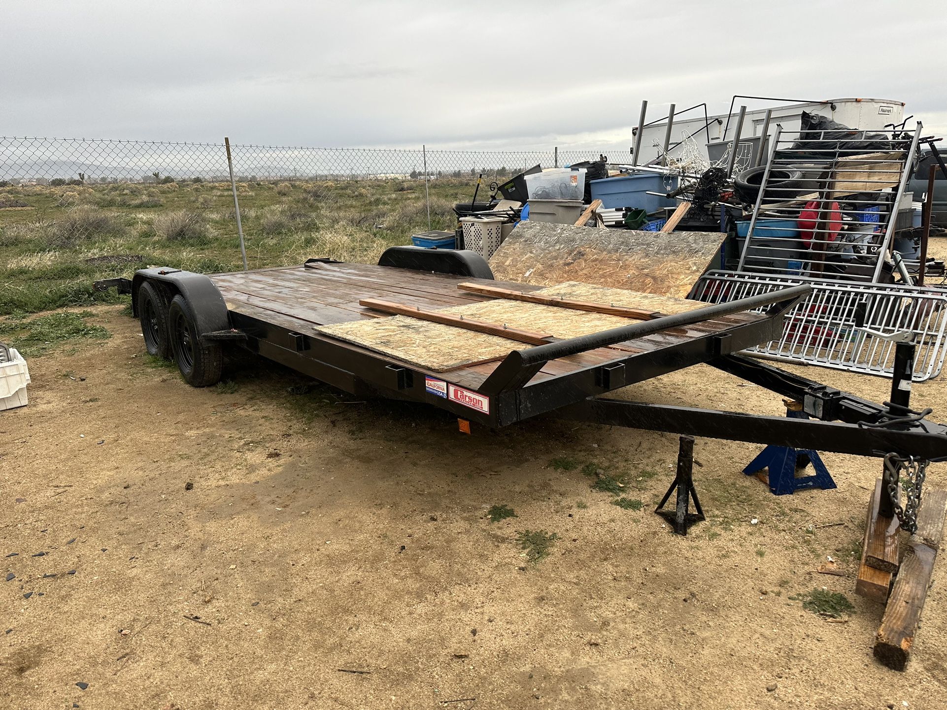 2020 Carson Flatbed Trailer Car Hauler 20 Foot Deck for Sale in ...