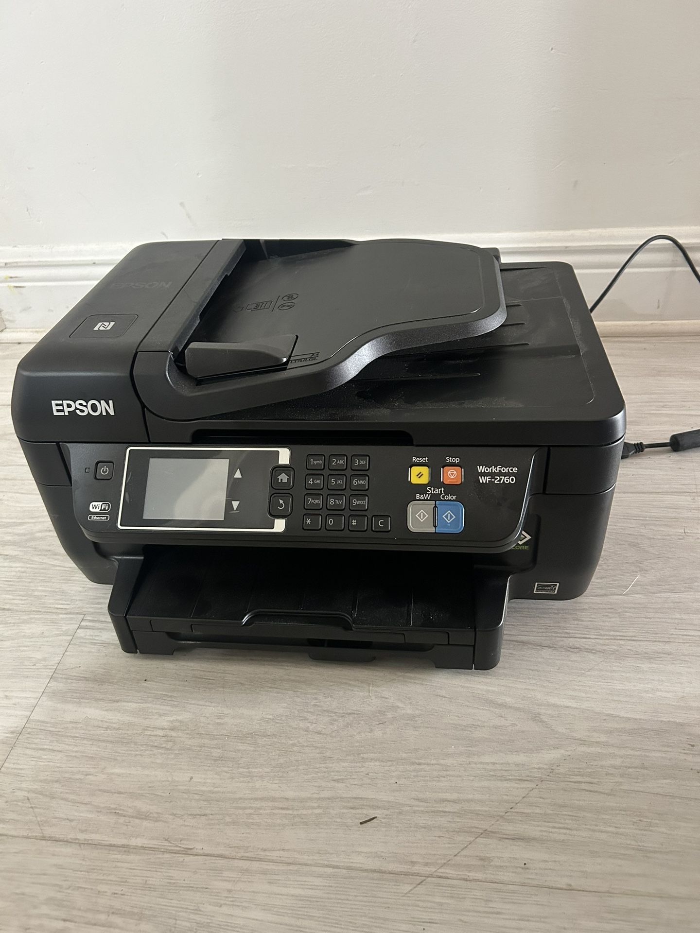Epson Workforce WF-2760 Color Inkjet All-in-One Printer for Sale in ...