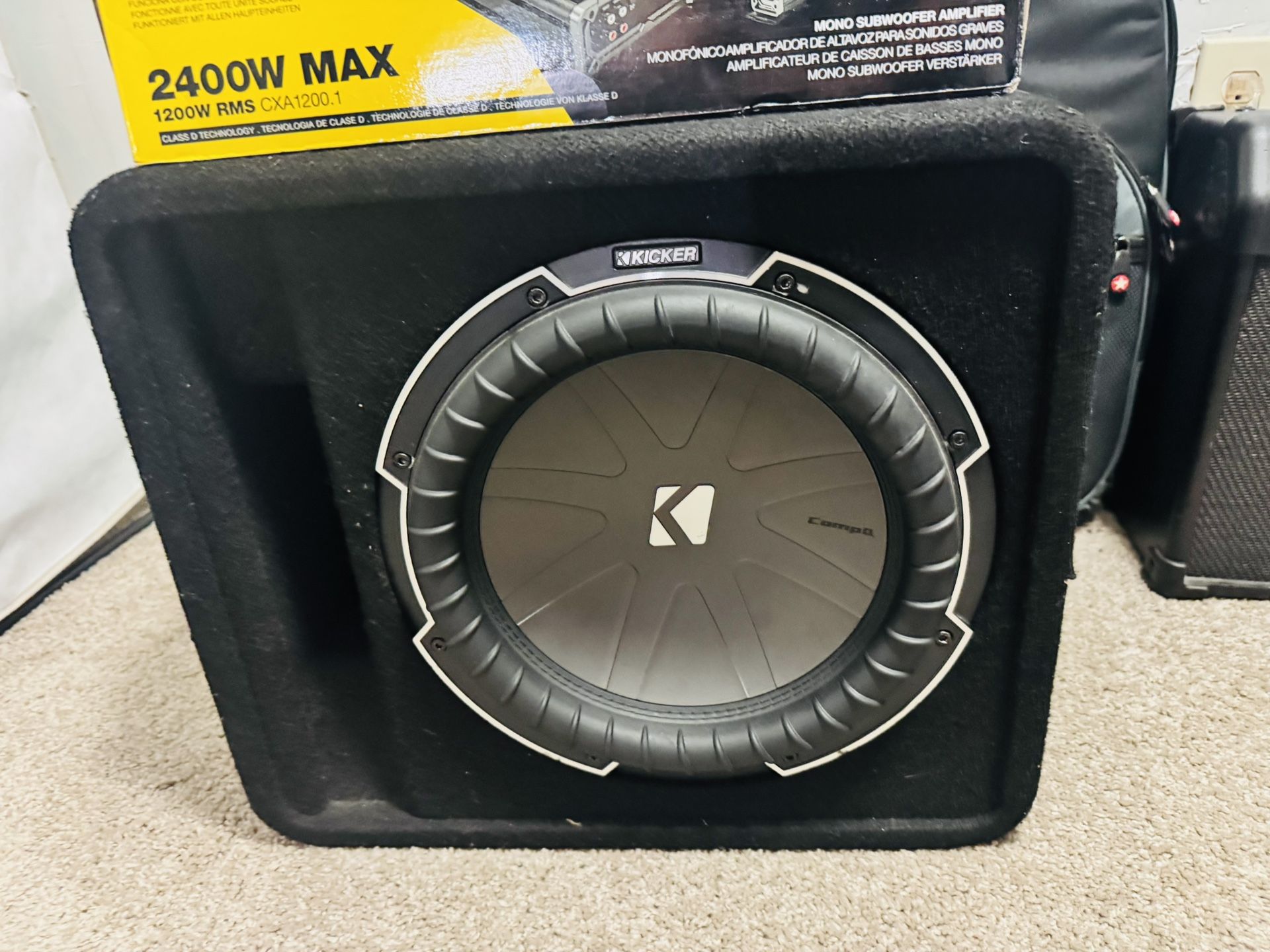 Kicker Compq 12” Subwoofer for Sale in San Antonio, TX - OfferUp