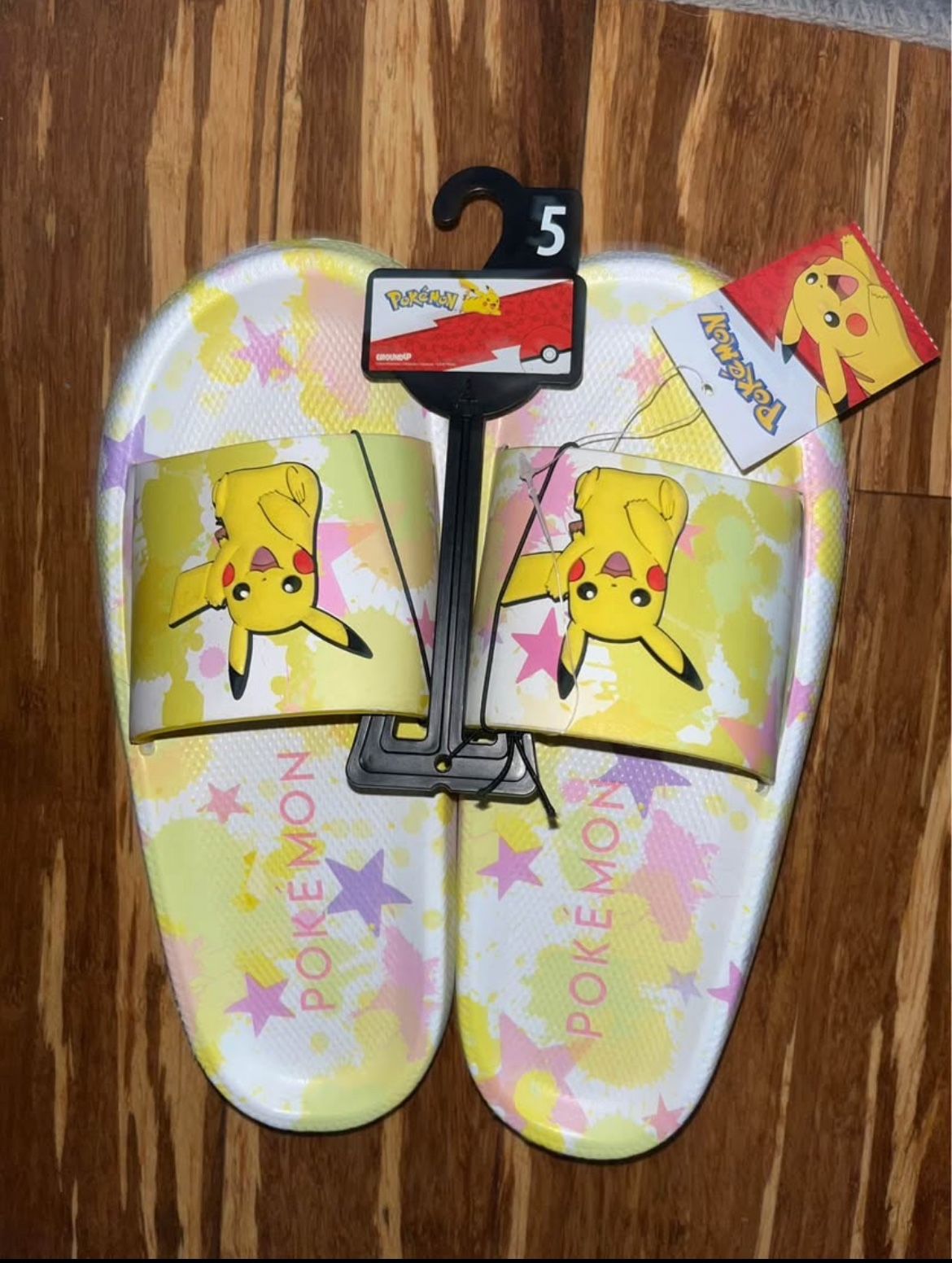 Brand New Pokémon Pikachu Slides - Kids' Size 5 for Sale in San Antonio ...