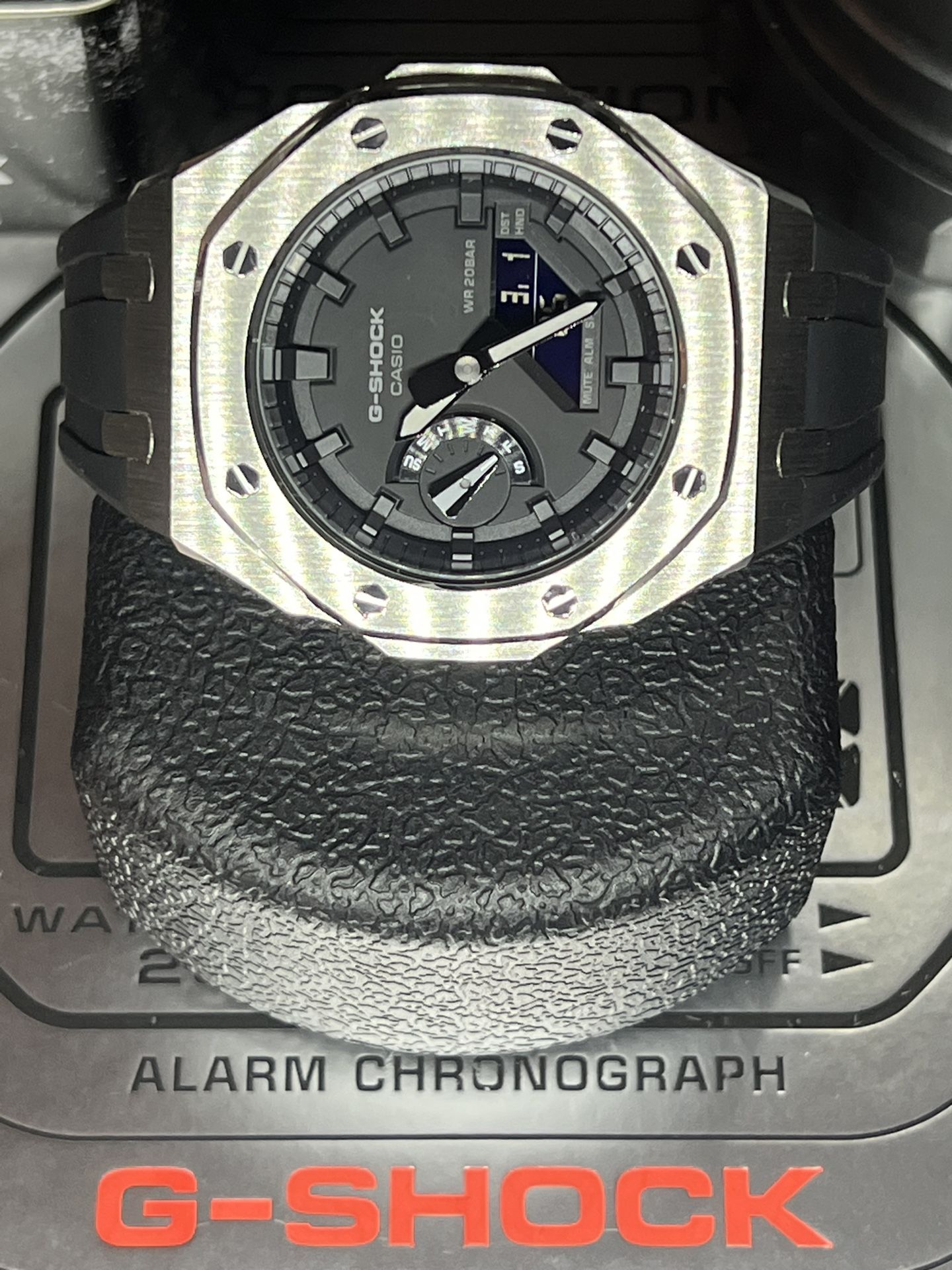 New Casio G-Shock AP Royal Oak GA2100 Casioak Custom BLK Rubber ...