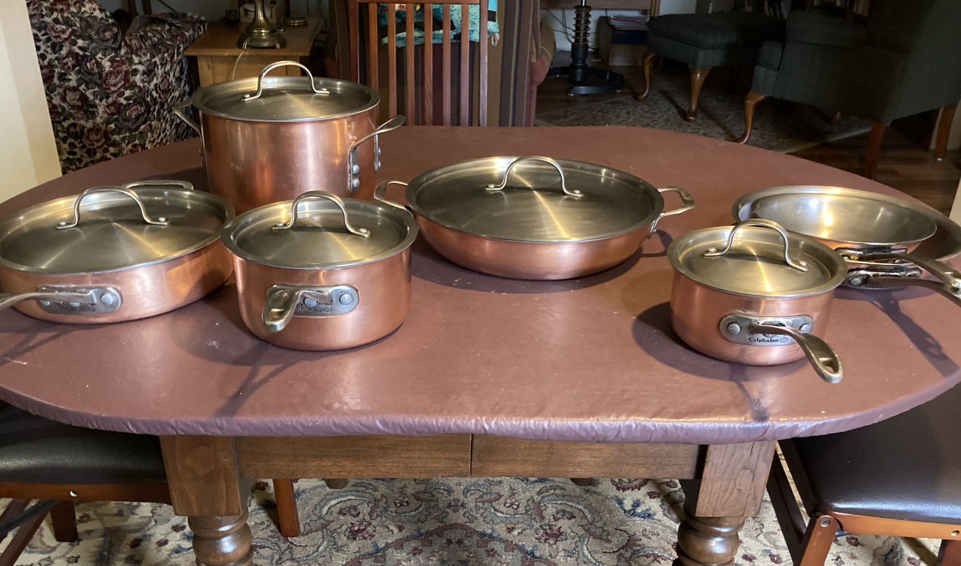Calphalon Copper Bottom Pans for Sale in Seattle, WA - OfferUp