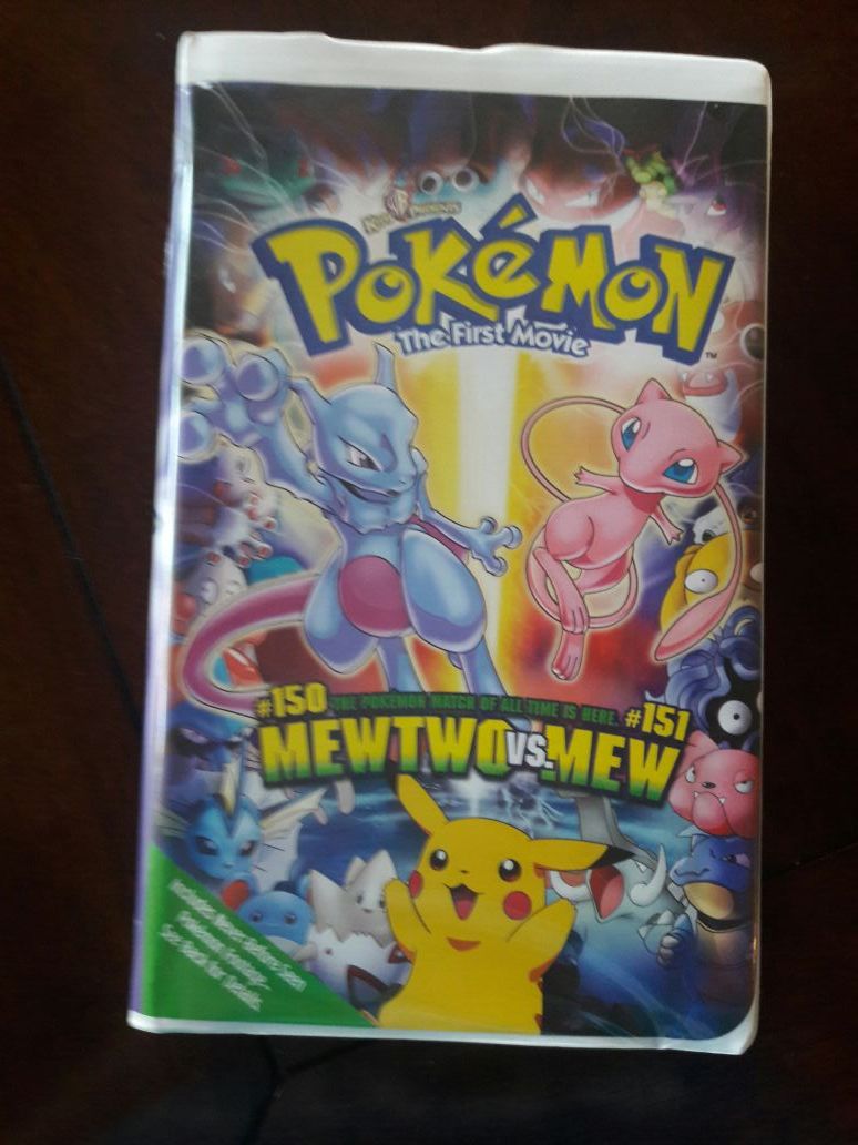 Pokemon The First Movie Vhs