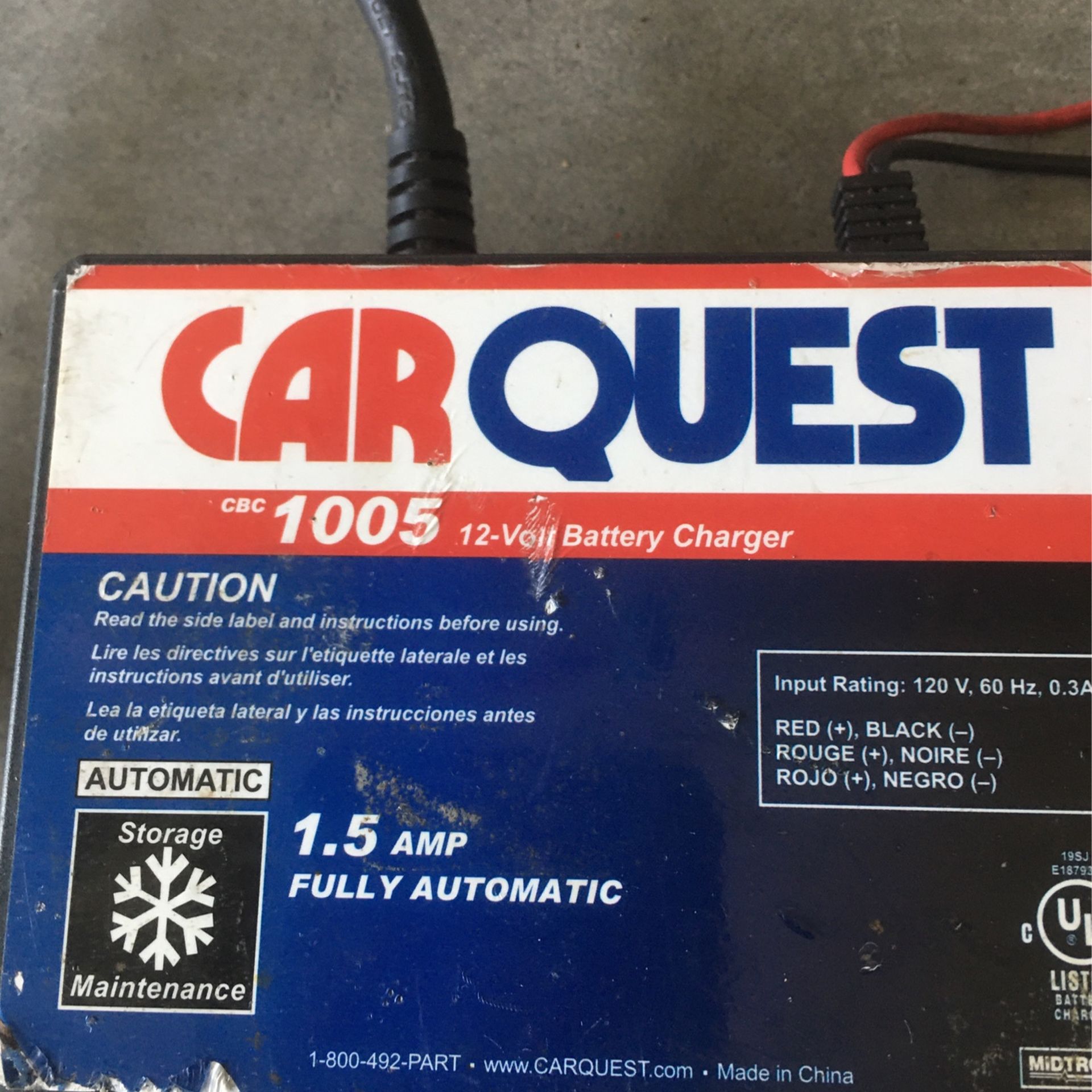 Carquest Battery Charger