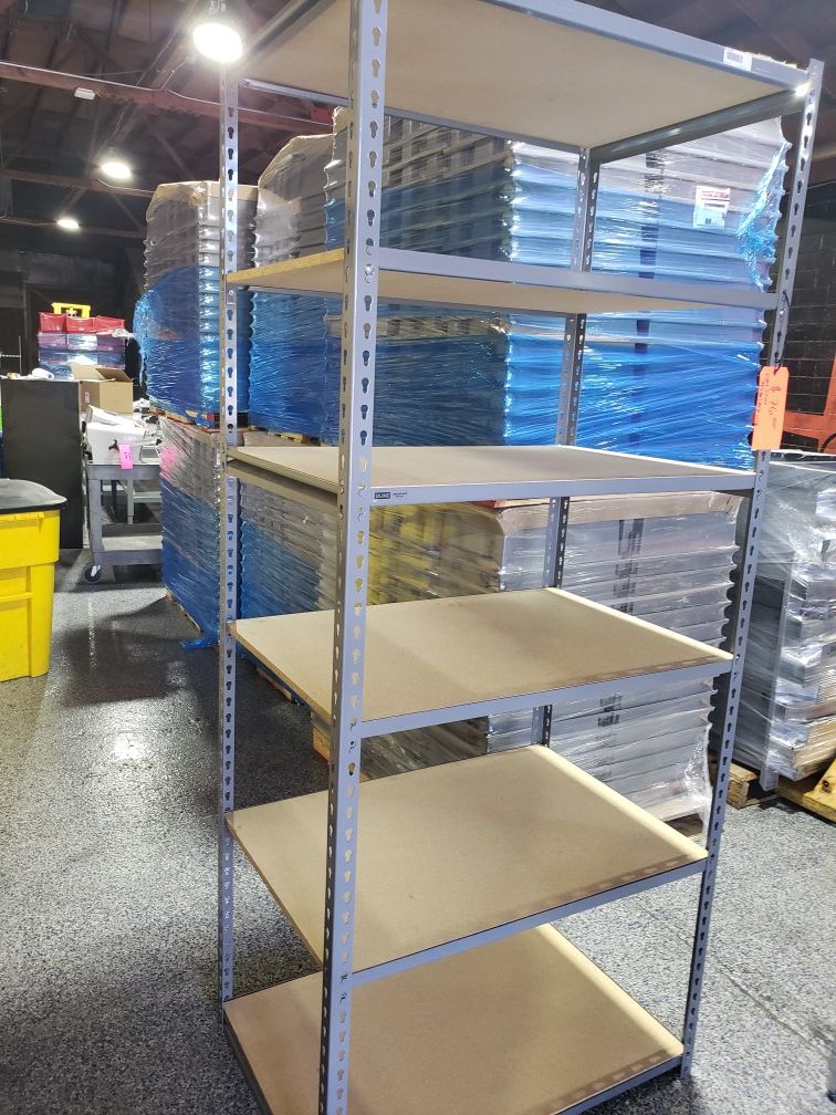 Uline 6 shelf steel shelving unit for Sale in Sacramento, CA - OfferUp
